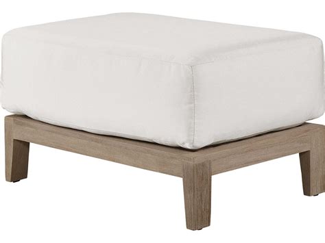 Coastal Living Outdoor Custom La Jolla Teak Ottoman Uofu012404cf