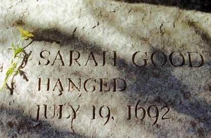 Sarah Good Salem Witch Trials