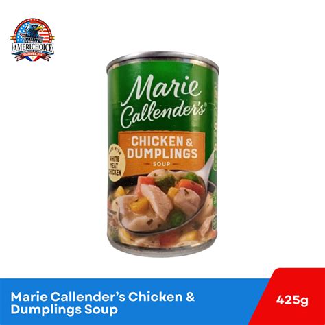 Marie Callenders Chicken And Dumplings Soup 425g Usa Imported Hearty Creamy Soup With