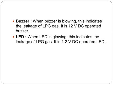 microcontroller based lpg detector using gsm module pptx