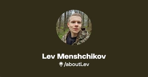 Lev Menshchikov Linktree
