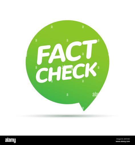 Fact Check Myth Vs Truth True Fact Check Vector Icon Concept Stock