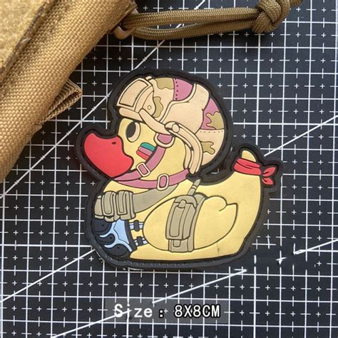 Cute Tactical Duck 20 Pvc Rubber Velcro Patch — Little Patch Co