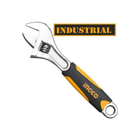 Ingco რეგულირებადი ქანჩის გასაღები 10