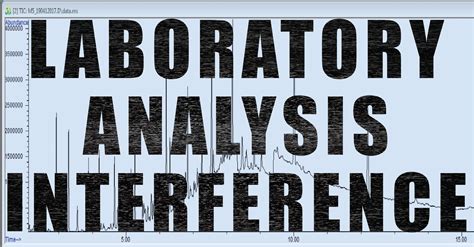 Laboratory Analysis Interference Part Suburban Testing Labs