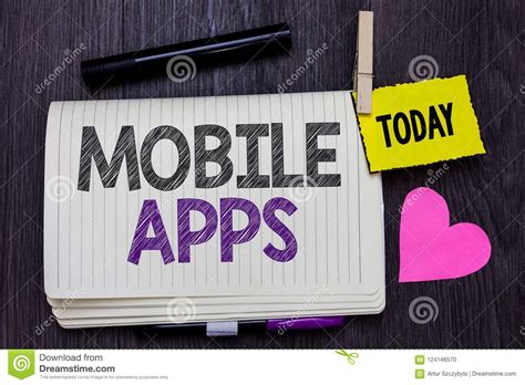 Text Sign Showing Mobile Apps Conceptual Photo Small Programs Are Made To Work On Phones Like