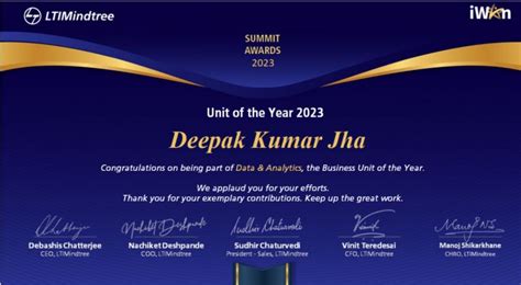 Deepak Kumar Jha On Linkedin Teamsuccess Recognition