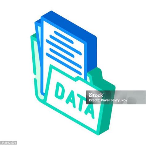 데이터 폴더 아이소메트릭 아이콘 벡터 일러스트 레이 션 0명에 대한 스톡 벡터 아트 및 기타 이미지 0명 공란 더미 Istock