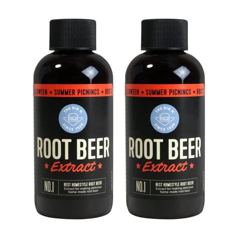 Hires Big H Root Beer Extract Root Beer Soda And Dessert Syrup 4 Fl Oz Pack Of 2