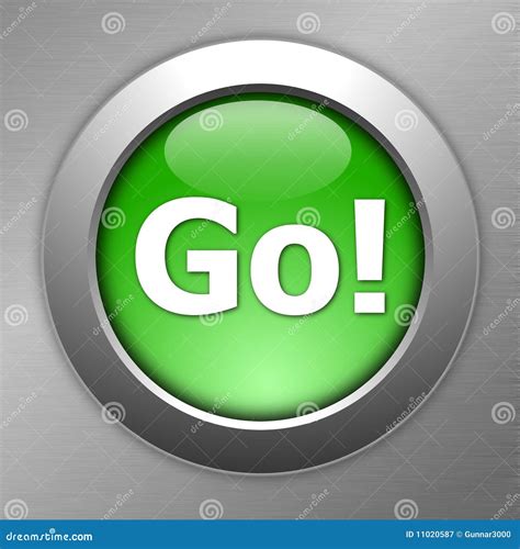 Green Go Button Stock Illustration Illustration Of Commerce