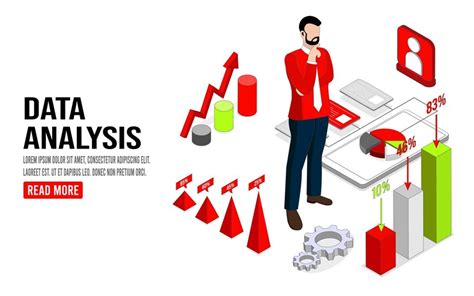 Premium Vector Business Analysis Process Working With Big Database On Data Center System
