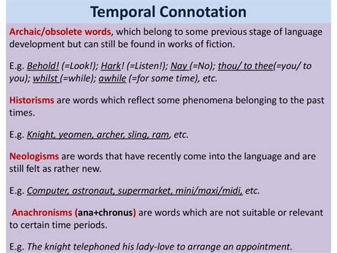 Stylistic Connotative Meaning And Its Specific Denotative Meaning