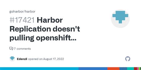 Harbor Replication Doesnt Pulling Openshift Installation Images