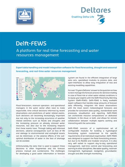 Delft Fews Brochure Pdf