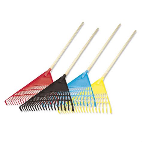 Number 8 Plastic Leaf Rake Assorted Colours Mitre10