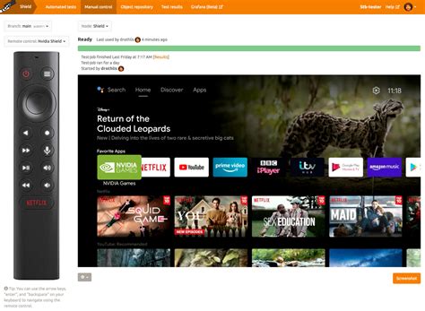 Stb Tester New User Role Manual Control Only