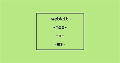 What Are Css Prefixes And When Should You Use Them Hashnode