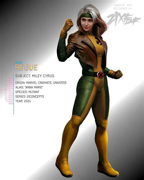 Miley Cyrus Surge Perfeita Como A Vampira Dos X Men Em Imagem Incrível