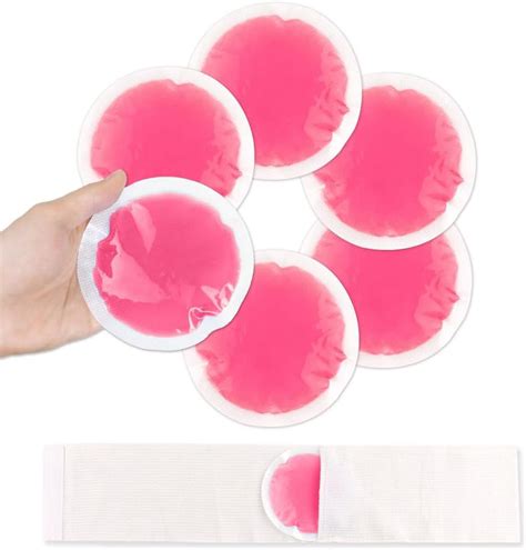 Newgo Small Ice Packs For Injuries 6 Pack Round Ice Packs For Face Hot And Cold Gel Ice Pack
