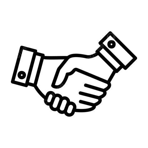 Hình ảnh Biểu Tượng đường Bắt Tay Vectơ Png Biểu Tượng Bắt Tay Việc Kinh Doanh Thỏa Thuận