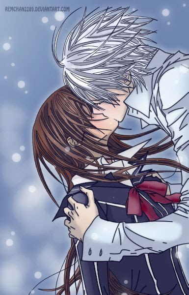 Zero Yuki Kiss By Vvica On Deviantart Vampire Knight