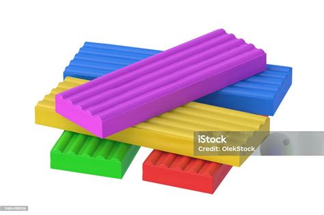 하얀 배경에 분리된 플라스틱 더미 모델링 점토 3d 렌더링 3차원 형태에 대한 스톡 사진 및 기타 이미지 3차원 형태 개발 공예 Istock