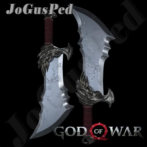 Jhonnattan Pereda Espadas Del Caos God Of War Modelo 3d