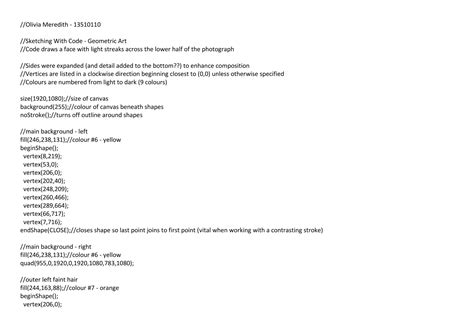 Geometric Art Processing Code Ppt