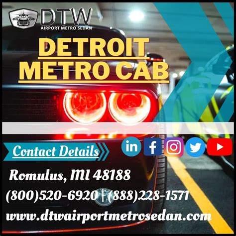 Detroit Metro Cab Dtw Airport Metro Sedan Dtwmetrosedanairport Medium