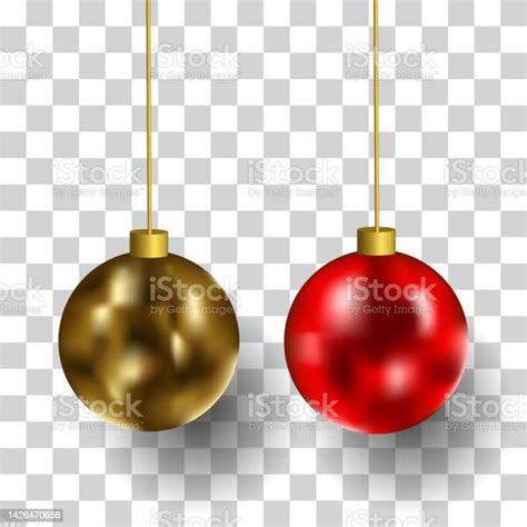 현실적인 광택있는 크리스마스 공 매달려 장식 벡터 디자인 세트 컬렉션 요소 12월에 대한 스톡 벡터 아트 및 기타 이미지 12월 3차원 형태 겨울 Istock