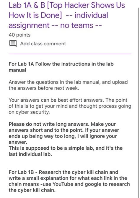 Solved Cisco Cyberops Lab 18 Understanding The Cyber Kill Chegg Com