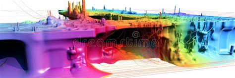 Visualization Of A Computer Model For Stress Analysis And Simulation Techniques In Engineering