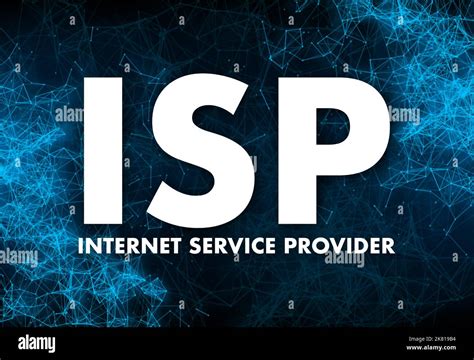 Isp Internet Service Provider Company That Provides Web Access Vector Stock Illustration