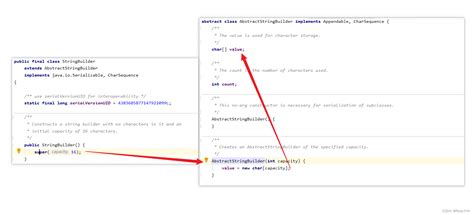 String、stringbuffer、stringbuilder三者的区别、扩容机制等源码解析（详解）stringbuilder