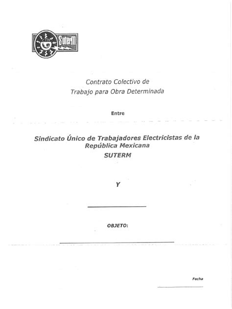 Anexo 4a Contrato Colectivo Y Tabulador 2016 2017 Ok Pdf