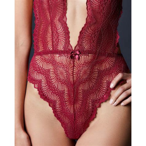 Natalia Bodysuit Bordeaux Journelle Wolf And Badger