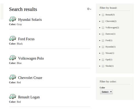Ajax Facets Drupal Org