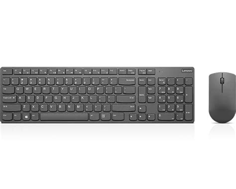Lenovo Professional Ultraslim Wireless Combo Keyboard And Mouse Us English Battery Life