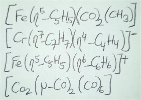 Solved In The Following Complexes Determine The Number Of