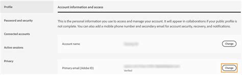 Create Or Update Your Adobe Id
