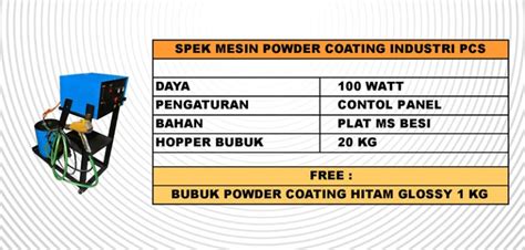 Powder Coating Solo Mesin Powder Coating Industri Powder Coating Solo