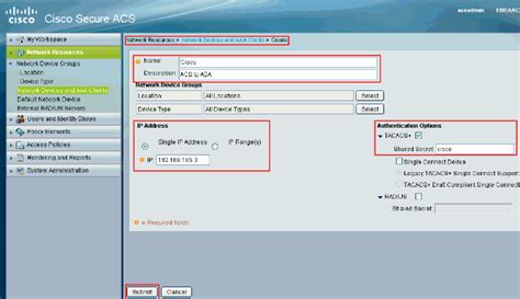 Asa 83 Tacacs Authentication Using Acs 5x Cisco