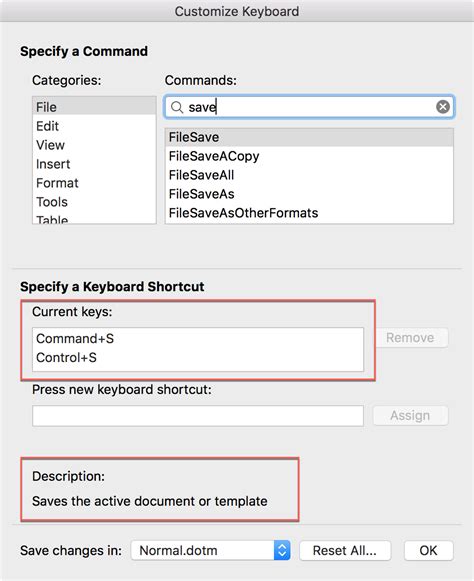 How To Customize Keyboard Shortcuts In Microsoft Word For Mac