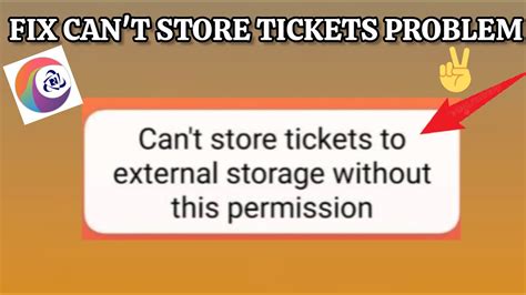 Fix Irctc Rail Connect Cant Store Tickets To External Storage Without This Permission Problem