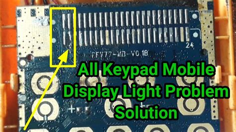 All China Keypad Mobile Lcd Light Problem Solution YouTube
