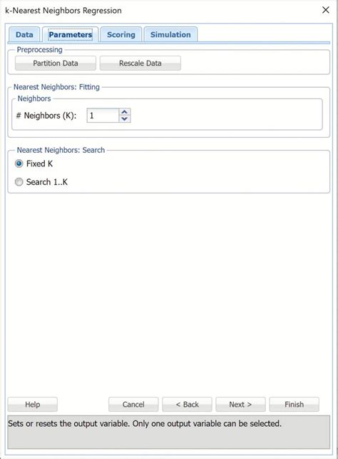 Using K Nearest Neighbors Regression Solver