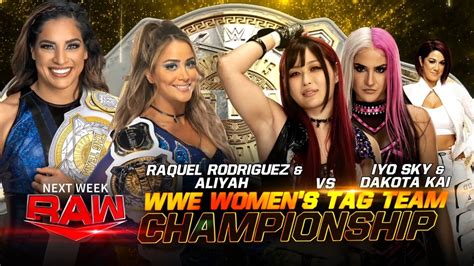 Wwe Womens Tag Title Match And More Set For 912 Wwe Raw