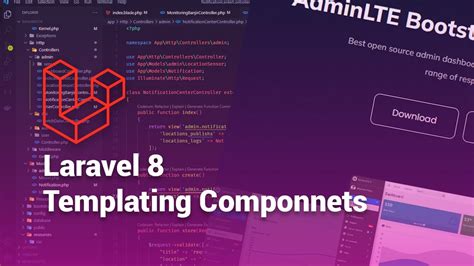 Cara Masukan Template Admin Lte Ke Dalam Laravel 9 Dengan Component