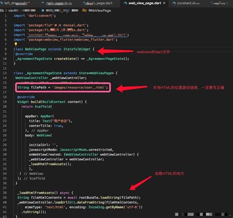 Flutter开发：项目加载本地html文件的步骤 Duidaima 堆代码