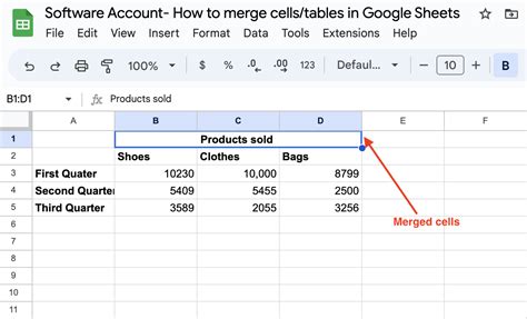 How To Merge Cells Tables In Google Sheets Without Losing Data